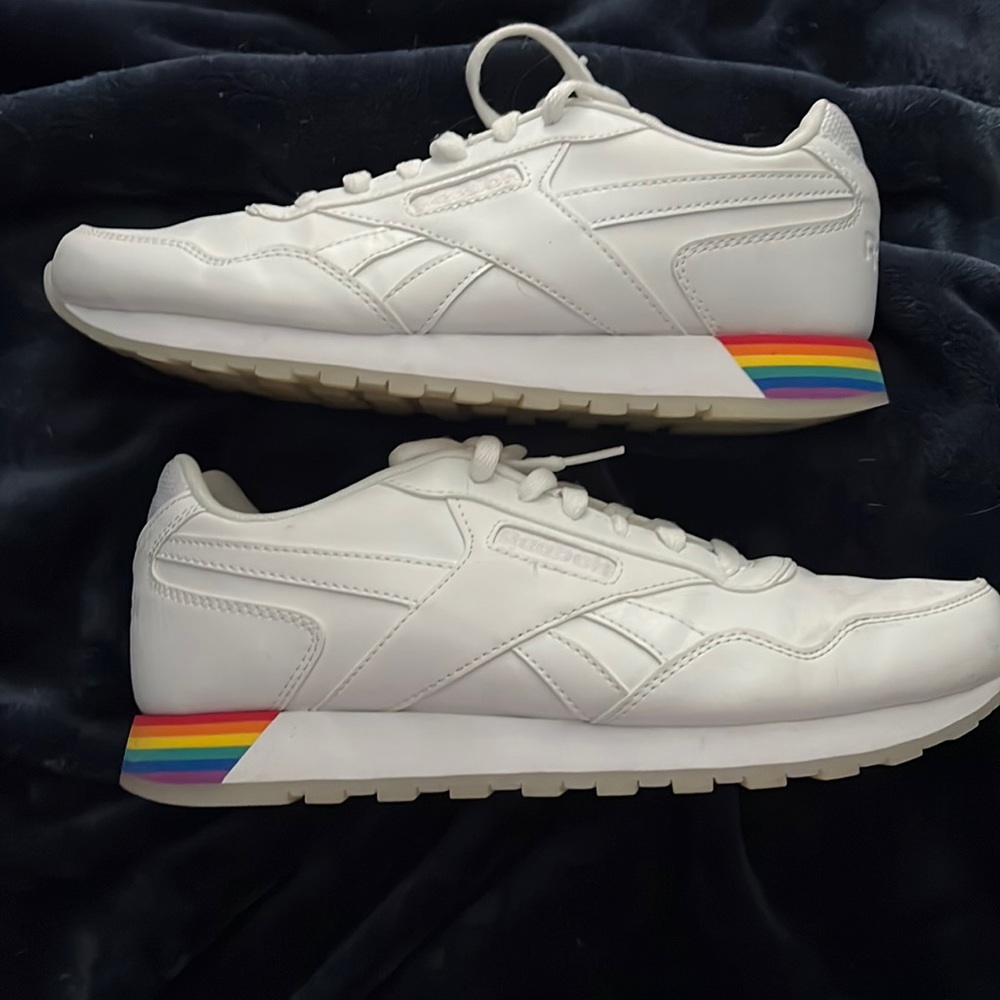 White Reebok 2019 Pride Sneakers - Gem